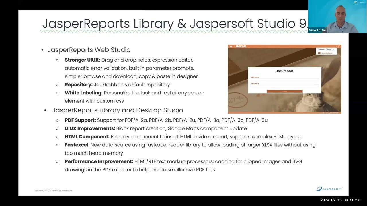 Jaspersoft - What's New in 9.0 - YouTube
