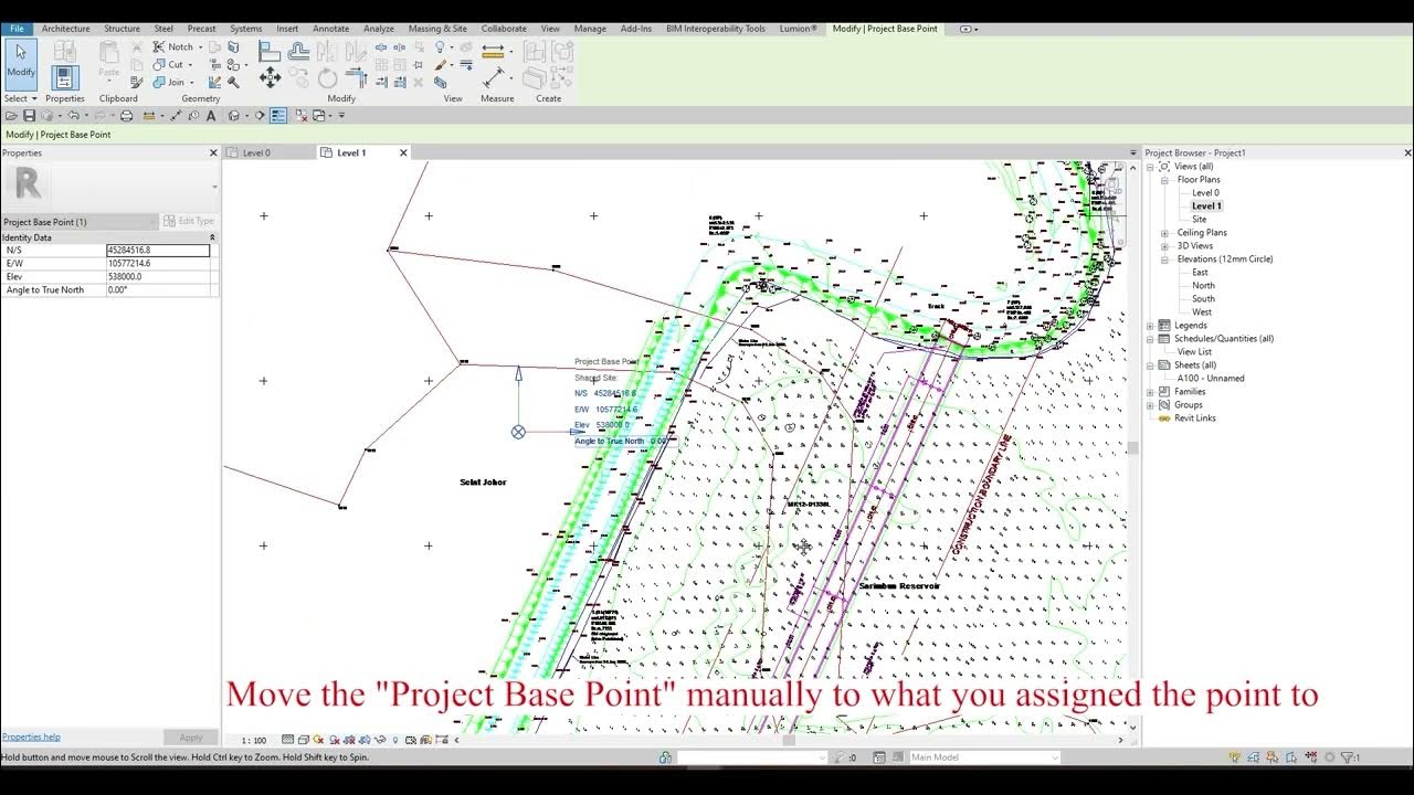 How to set up Revit Model with Shared Coordinate - YouTube