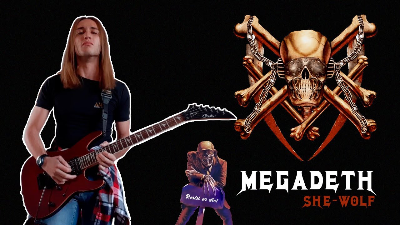 Megadeth - She-Wolf [Guitar Cover] 4K - Bruno Henrique - YouTube
