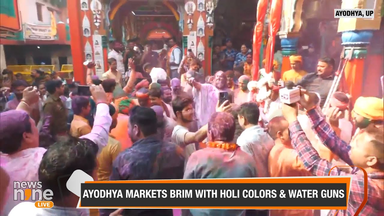 Ramlala's First Holi After 500 Years, Devotees Celebrate Holi in ...