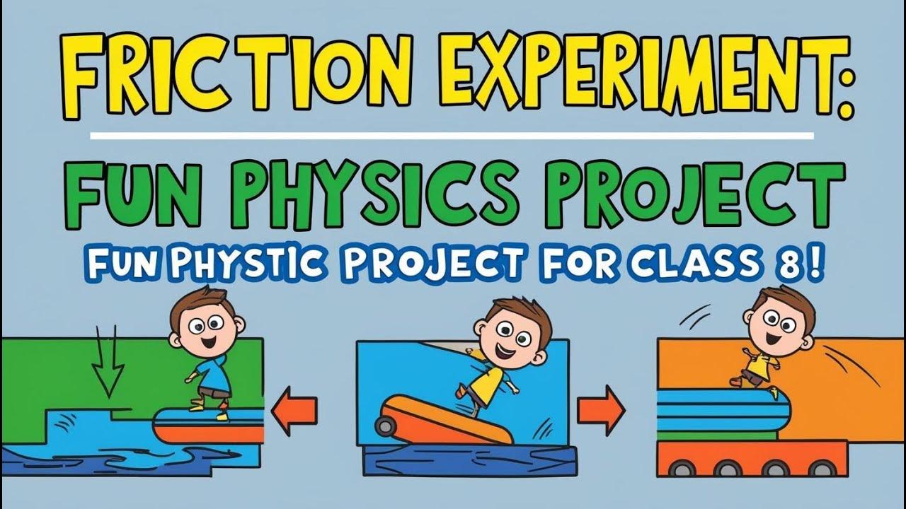 Working model of science for class 8 | Friction working model | Physics ...