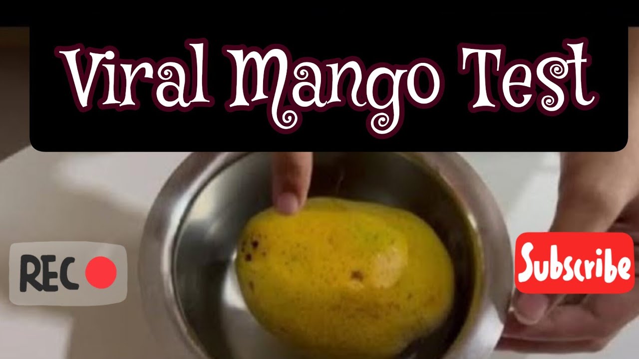 How to identify 🥭🥭 if the mango is naturally or artificially ripened ...