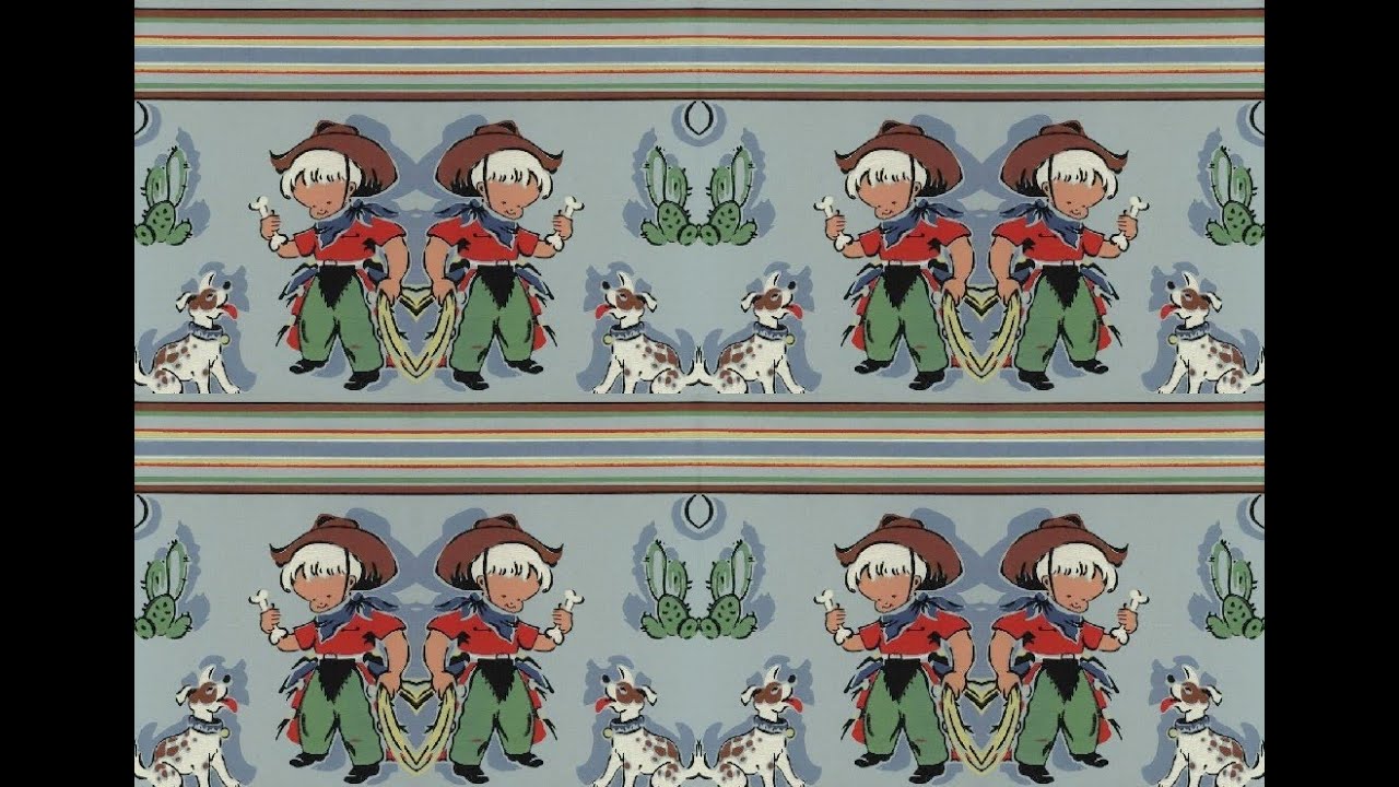 Vintage wallpaper from the early to mid 1900's. - YouTube