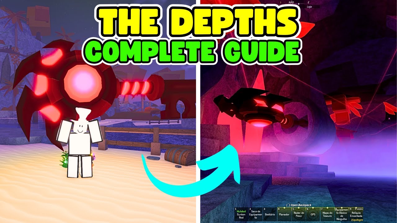 How to go to The Depths in Fish - YouTube