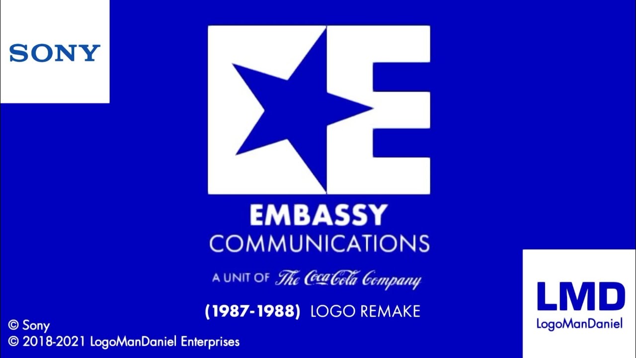 Embassy Communications "Rolling Star" (1987-1988) logo remake - YouTube