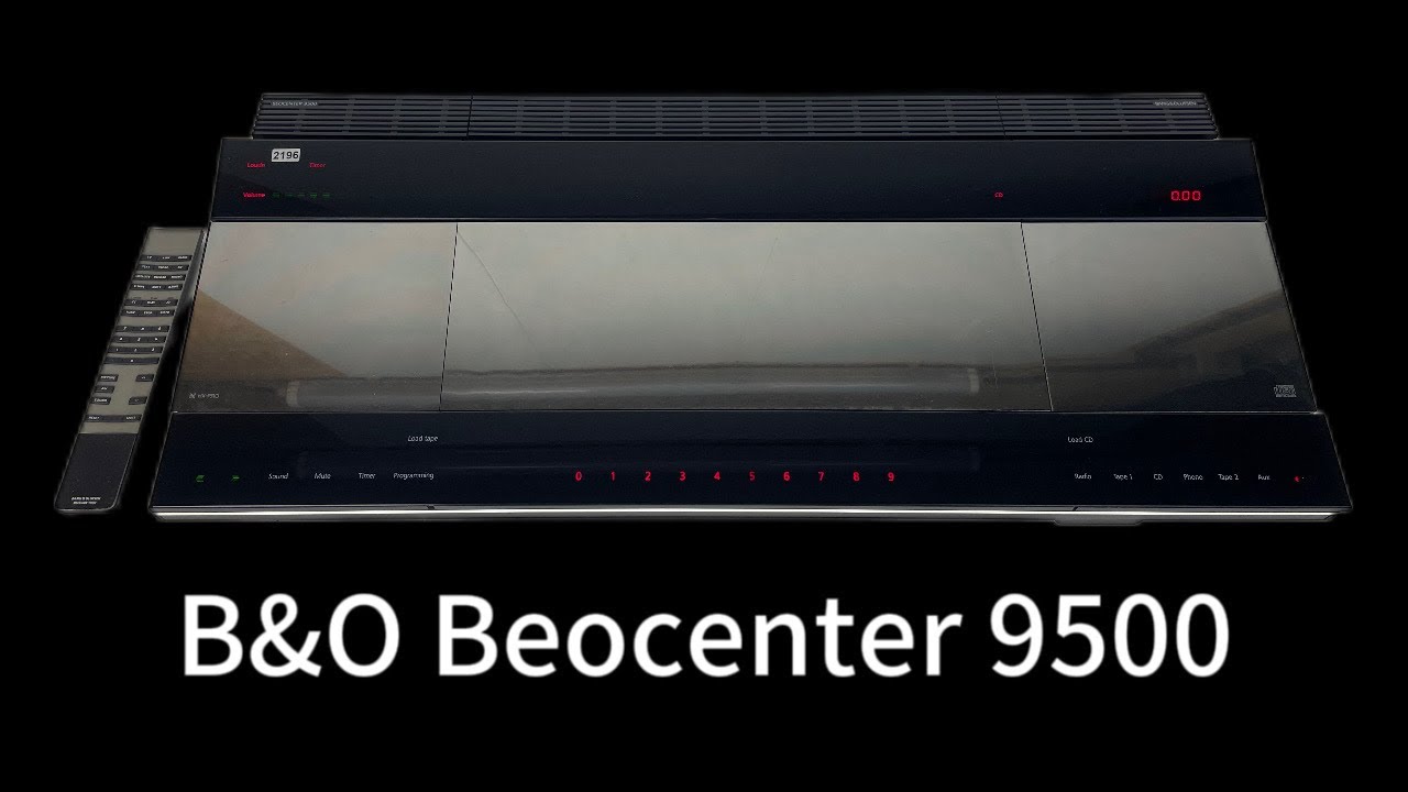Bang & Olufsen Beocenter 9500 - Vintage bang & olufsen - YouTube