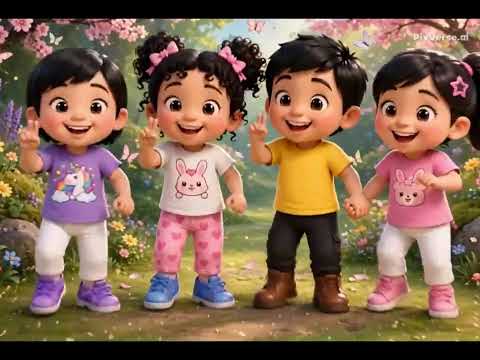 Little Buds Counting & Dancing 🔢🌸 | 1 2 3 4 Kids Song | #shorts