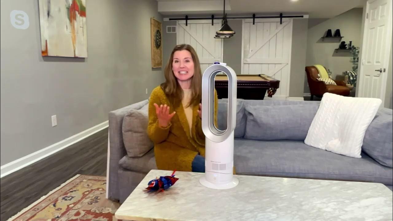 Dyson AM09 Hot & Cool Bladeless Fan & Heater with Jet Focus on QVC - YouTube