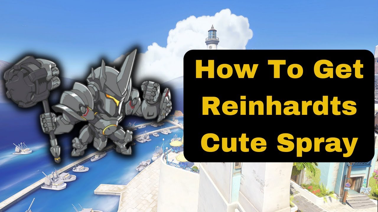 How To Get Reinhardt Cute Spray | Overwatch - YouTube