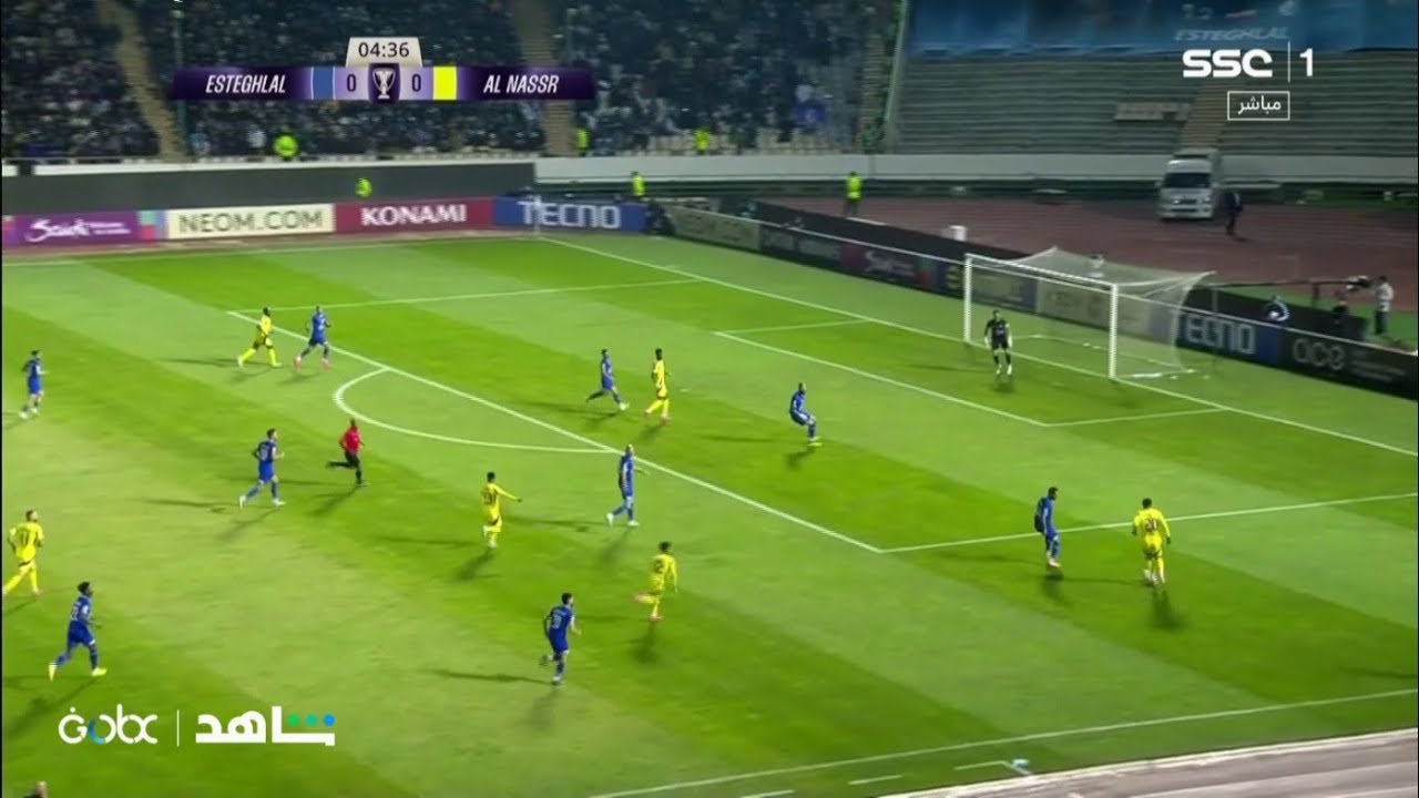 دوري أبطال آسيا للنخبة I ملخص مباراة النصر و استقلال طهران في ذهاب دور ...