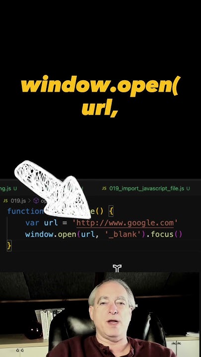 Open URL in new tab with JavaScript #javascript #shorts - YouTube