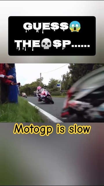 speed of isle of man TT 😱 - YouTube