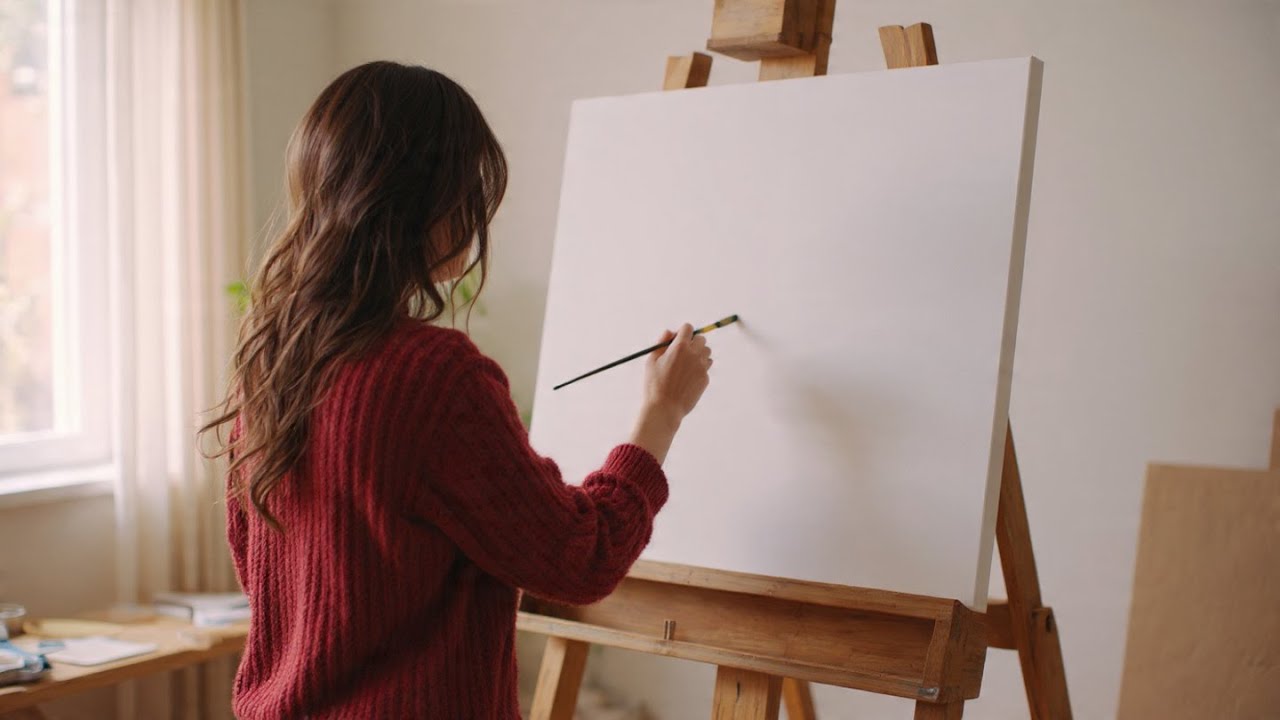 2 Winter Moon Painting Step by Step | Acrylic painting for beginners ...