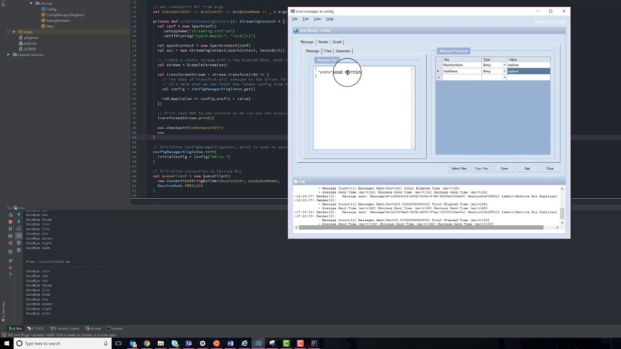 Spark Service Bus Demo - YouTube