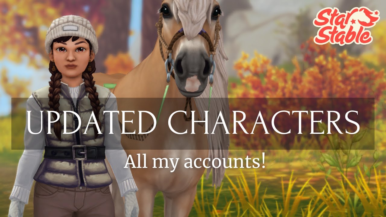 All my account GLOW-UPS || Star Stable Character Update - YouTube