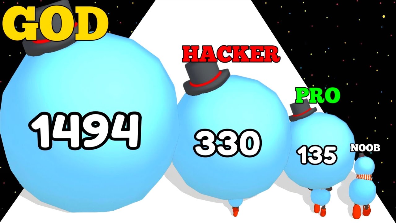 BIG HEAD RUN - NOOB vs PRO vs HACKER vs GOD ASMR Gameplay Walkthrough ...