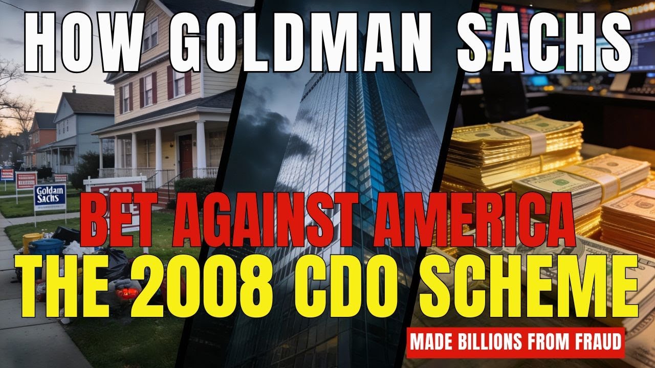 How Goldman Sachs Bet Against America — The 2008 CDO Scheme That Made ...