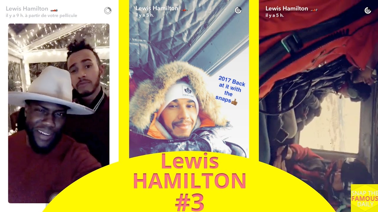 Lewis Hamilton back on snapchat for 2017 ! - YouTube