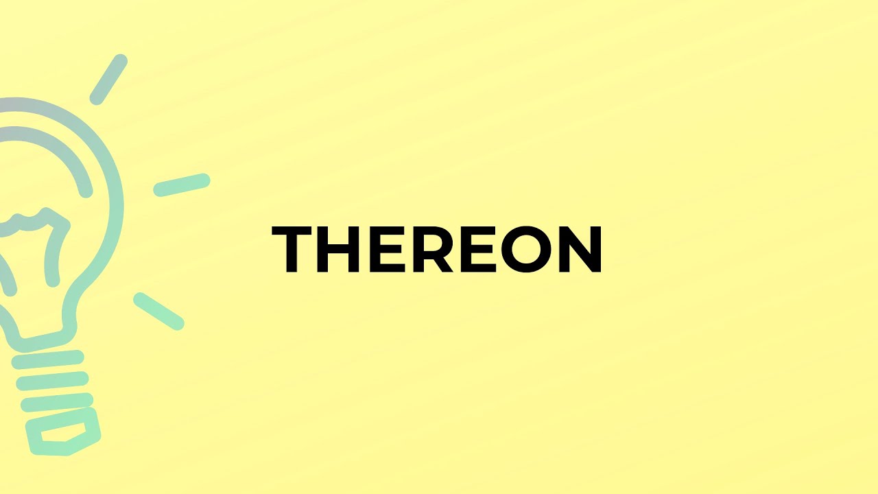What is the meaning of the word THEREON? - YouTube
