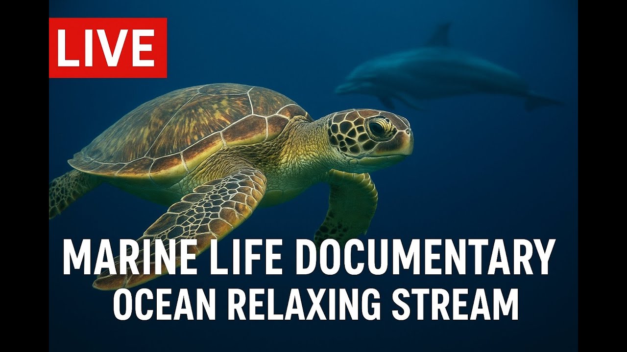 🔴 LIVE: Marine Life Documentary | Ocean Sounds 🌊 Relaxing Underwater ...
