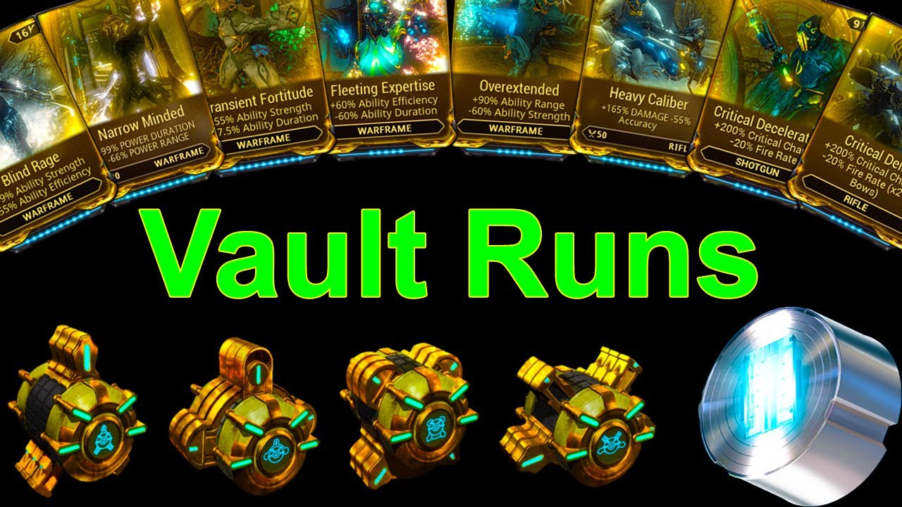Warframe How to do Vault Runs for Corrupted Mods - YouTube
