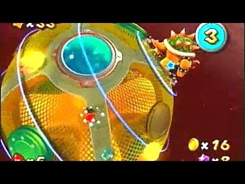 Super Mario Galaxy - Bowser's Dark Matter Plant - YouTube