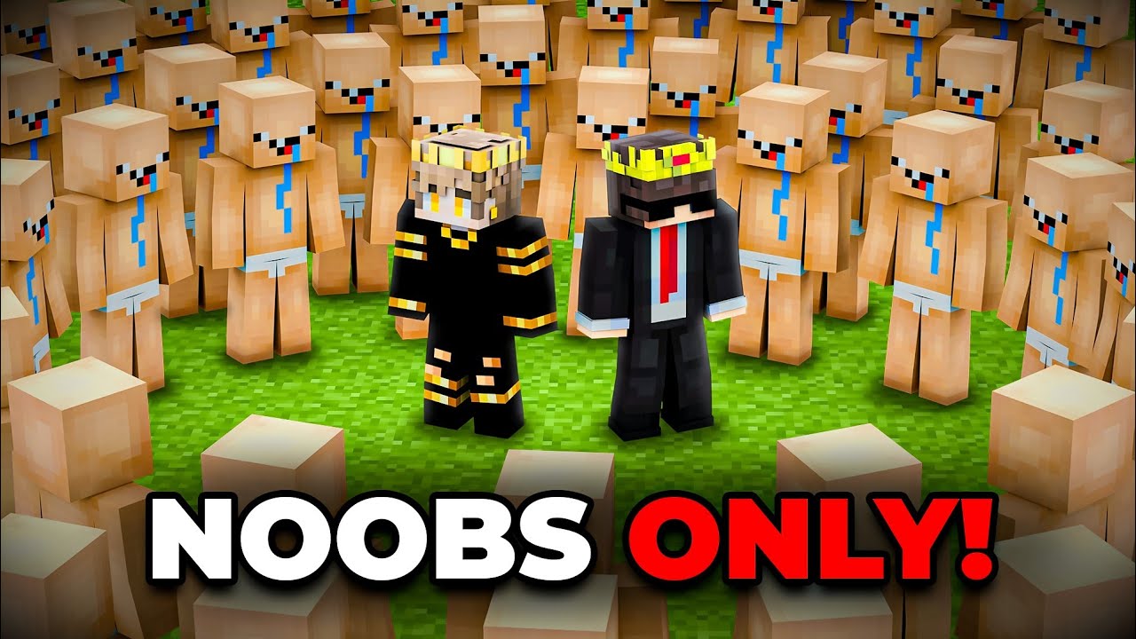 How I Saved this 'NOOB ONLY' Minecraft Server! - YouTube
