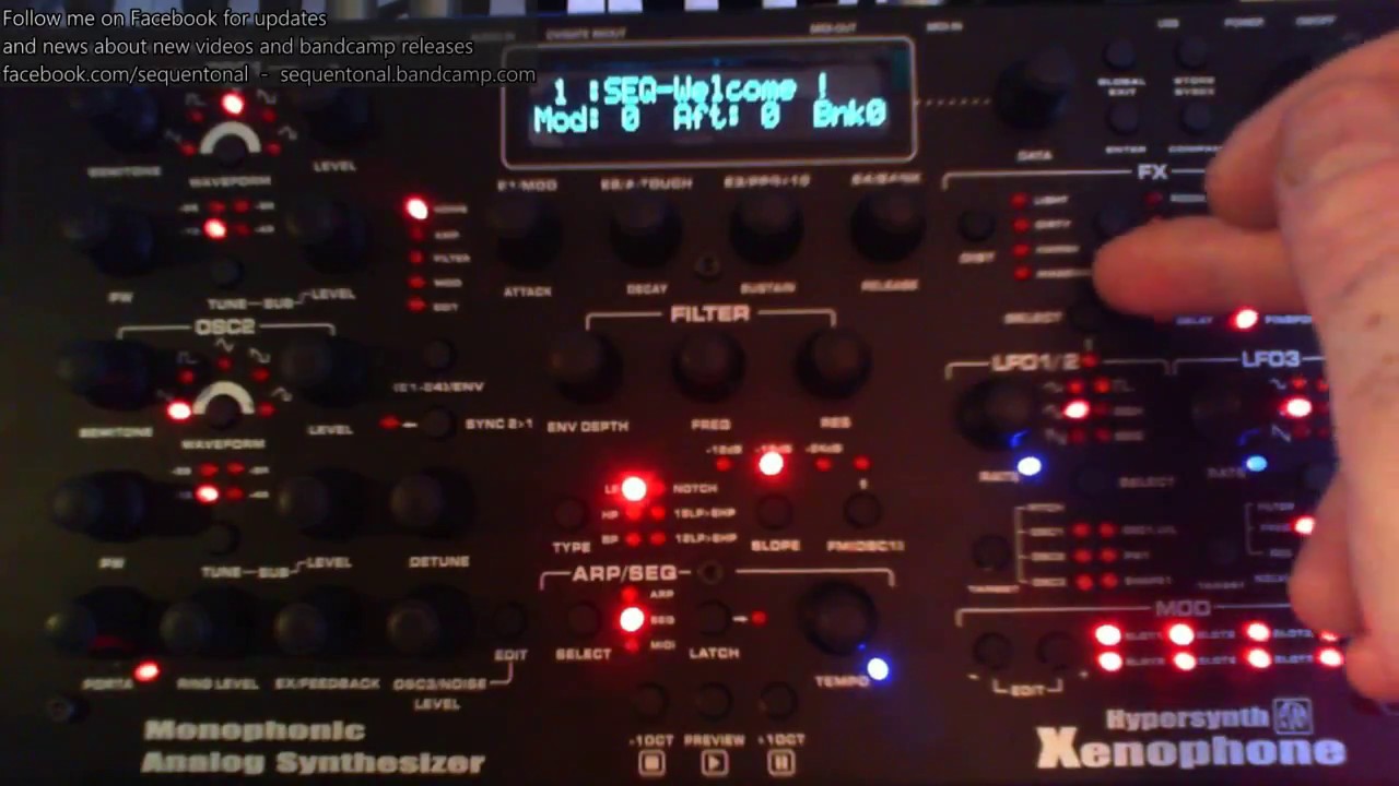 Hypersynth Xenophone Analog Synthesizer first exploration steps ...