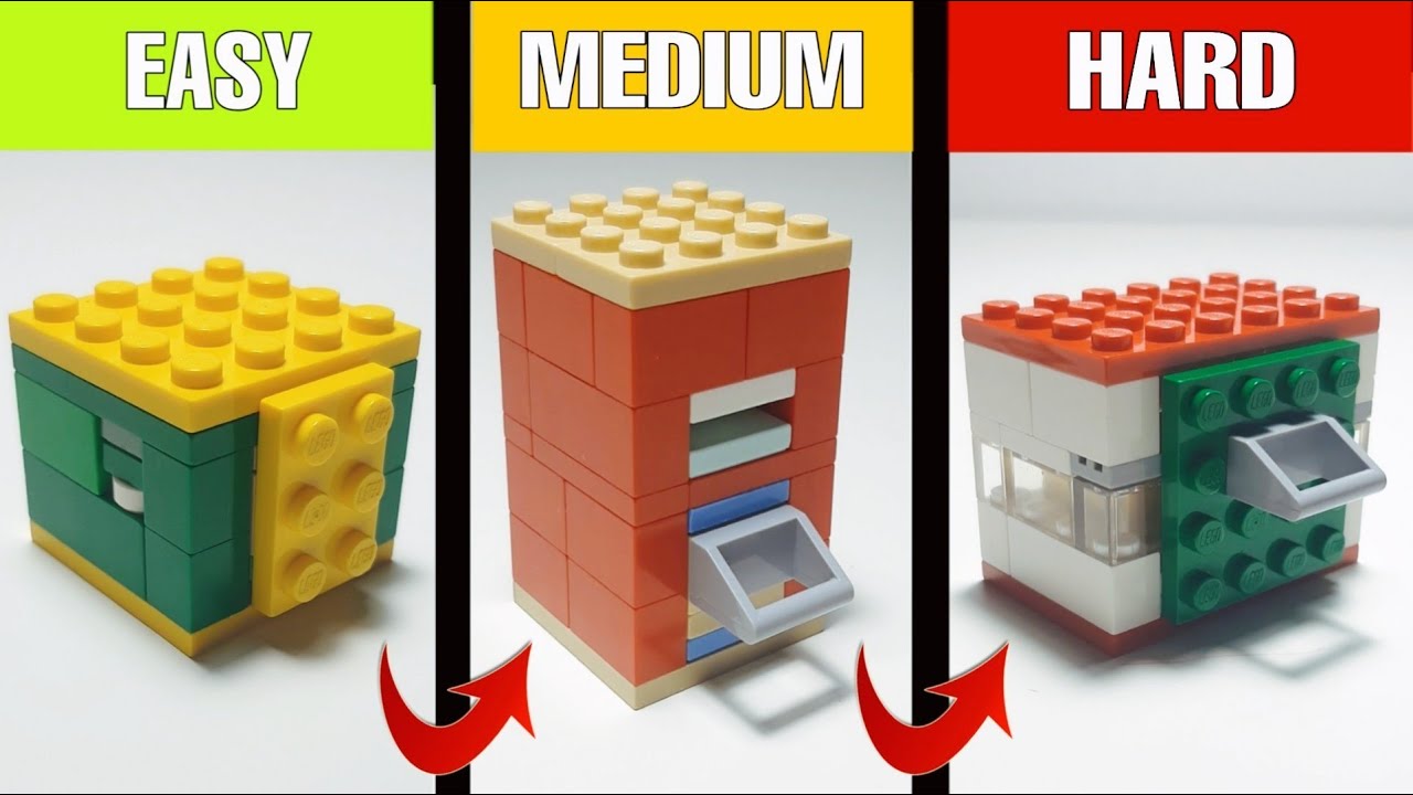 Build 3 Mini LEGO Safes (Easy Tutorial) - YouTube