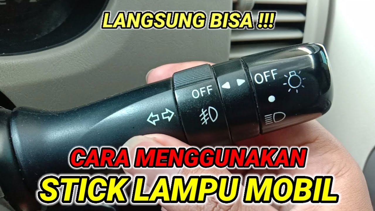 Cara Menyalakan lampu Mobil Innova 2010 | Fungsi Lampu - YouTube