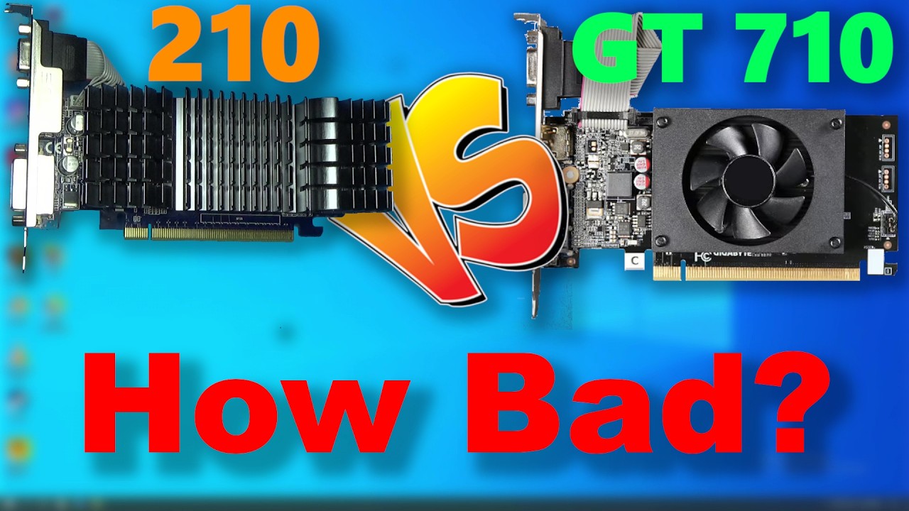 Geforce 210 vs GT 710 + Intel HD Tripple Comparison - YouTube