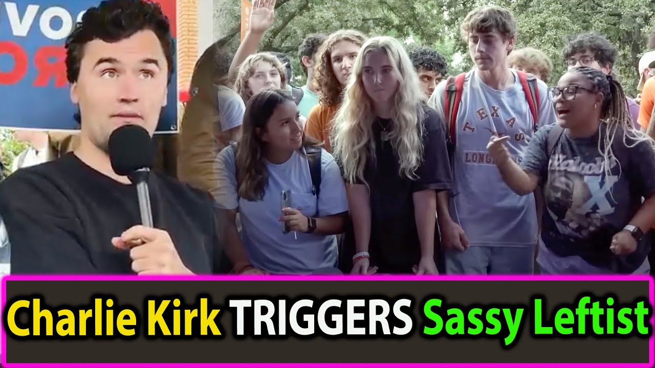 Charlie Kirk TRIGGERS Sassy Leftist College Students 👀🔥 - YouTube