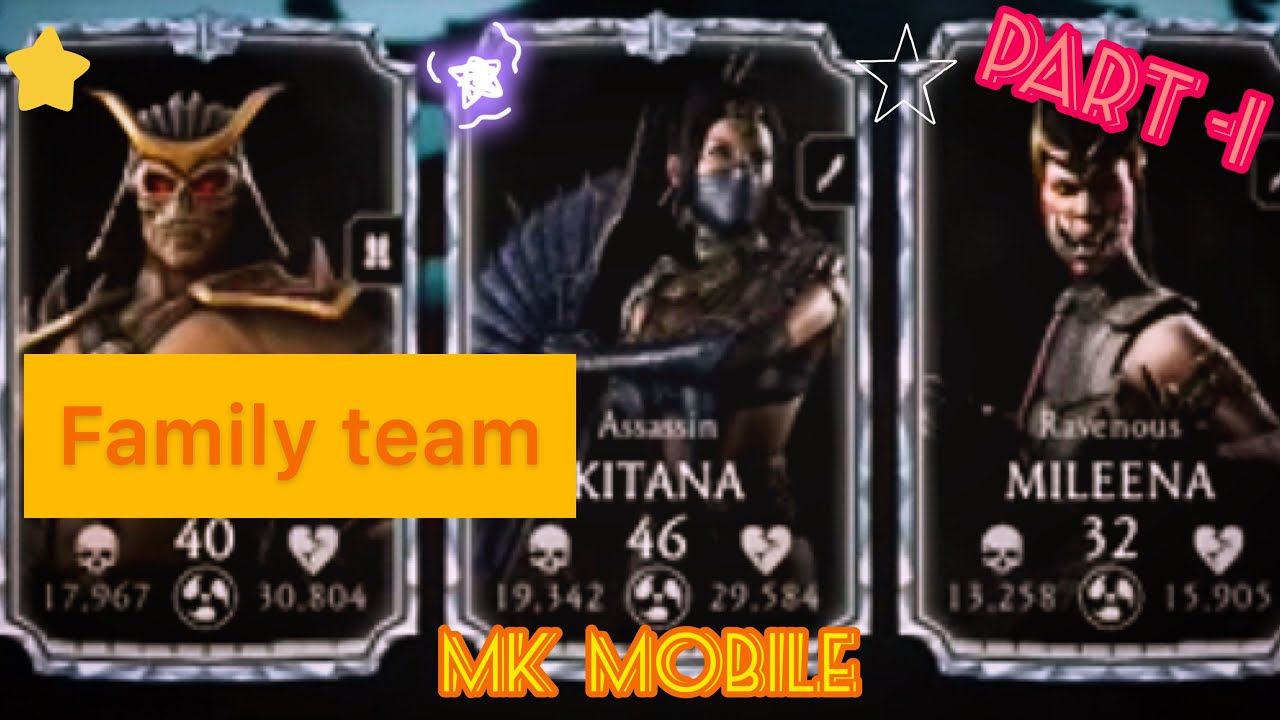 Mk mobile: Family team ( part -1) - YouTube