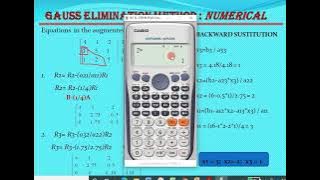 Gaussian Elimination Method Calculator