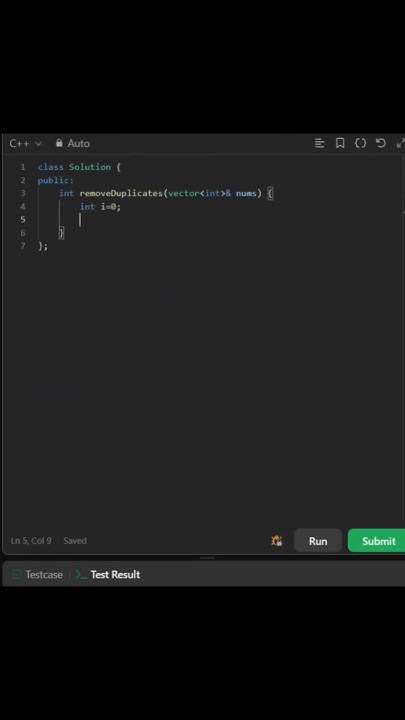 Remove Duplicates From Sorted Array Leetcode 26 Dsa Dsalgo Arrays Leetcode Viral Shorts