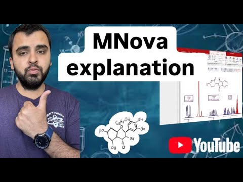 MNova Explanation I NMR Interpretation | NMR BRruker - YouTube
