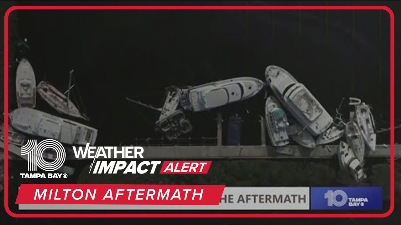 Milton damage: Residents get a look at the destruction - YouTube