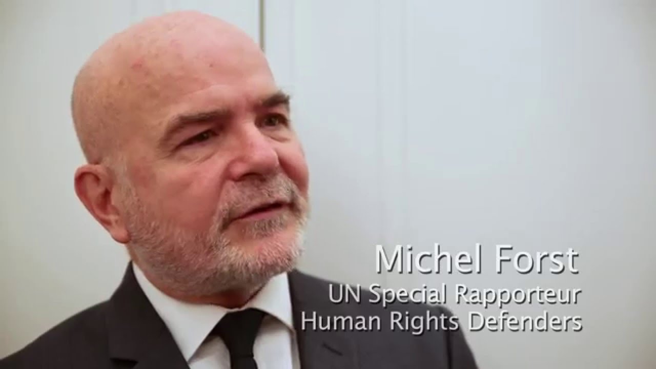 PBI Interviews UN Special Rapporteur on HRDs, Michel Forst - YouTube