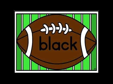 Master 10 Sight Words with Football Fun Set 5 Dolch Primer List for K-2 ...