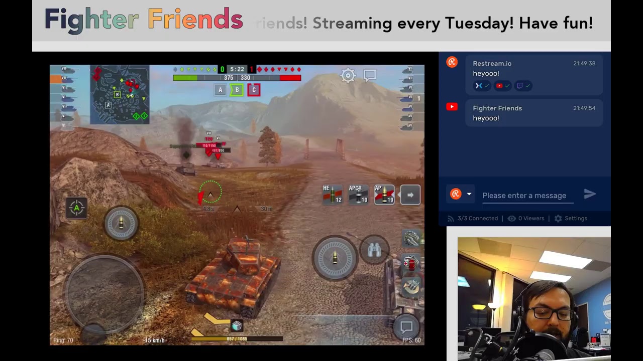 Fighter Friends Live Stream - YouTube