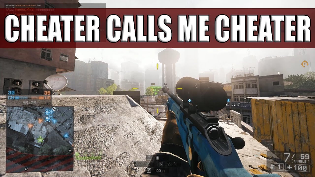 Cheater Calls Me Cheater | PC | MVP/ SV-98 on Floodzone | 30-1 - YouTube