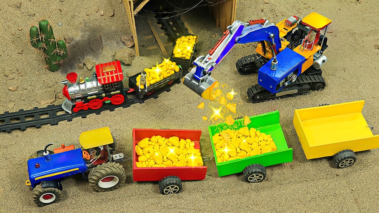 diy tractor making mini Gold Mining science projects | diy tractor ...