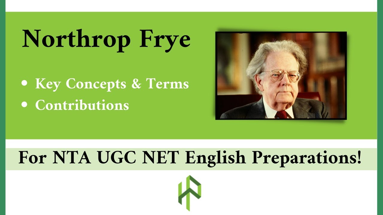 Northrop Frye I Archetypal Criticism I Anima I Animus - YouTube