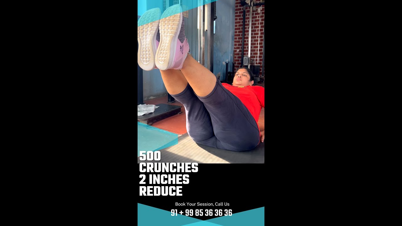 500 Crunches 2 Inches Lose Belly Fat #Absworkoutathome - YouTube