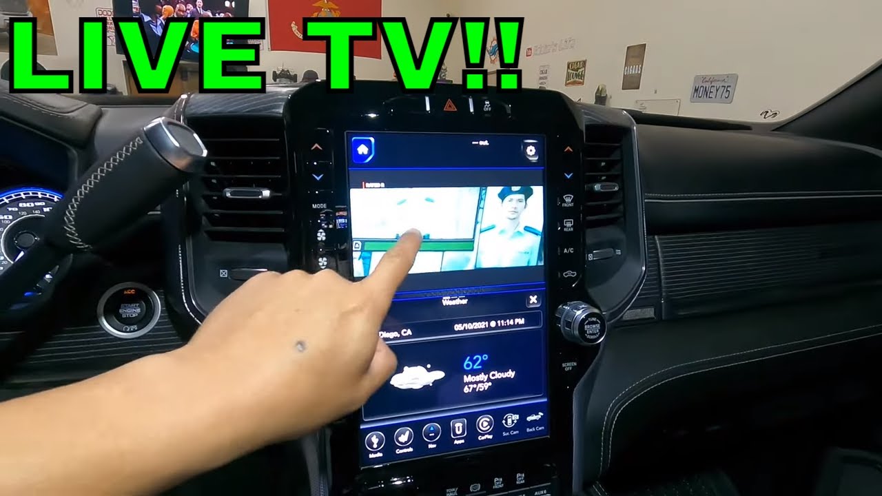 How to watch LiveTV and TV shows in your vehicle - YouTube