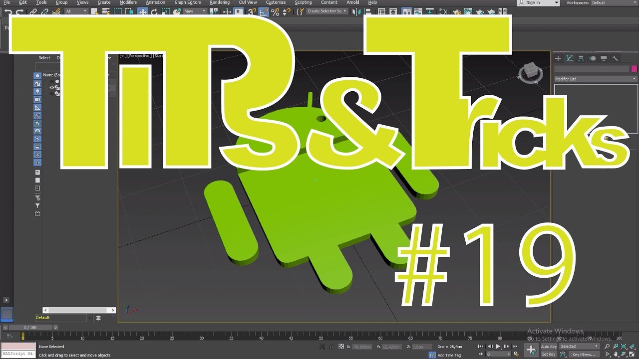 3ds Max - Create a 2D Cut Out using the Section Tool - YouTube