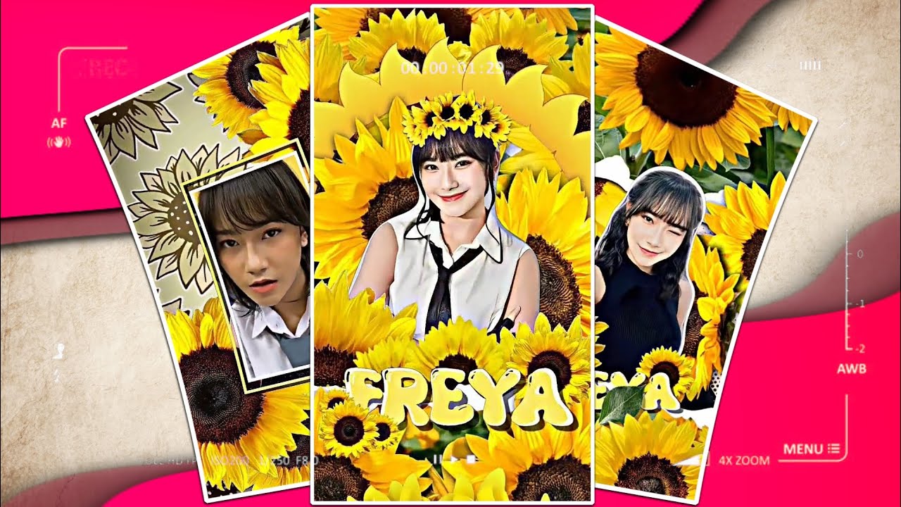 ALIGHT MOTION PRESET ️ NEW STYLE 3D FLOWERS Dj firework jedag jedug ...