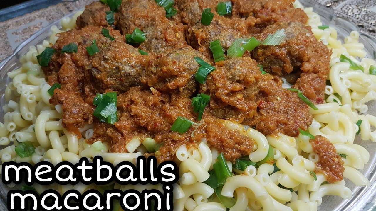 Meat balls macaroni | spicy n delicious | chatkhara kitchen - YouTube
