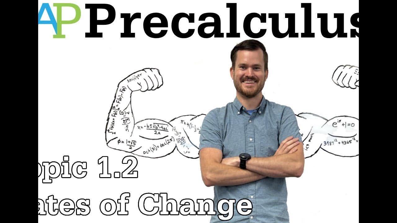 AP Precalculus Notes (Topic 1.2) Rates of Change - YouTube
