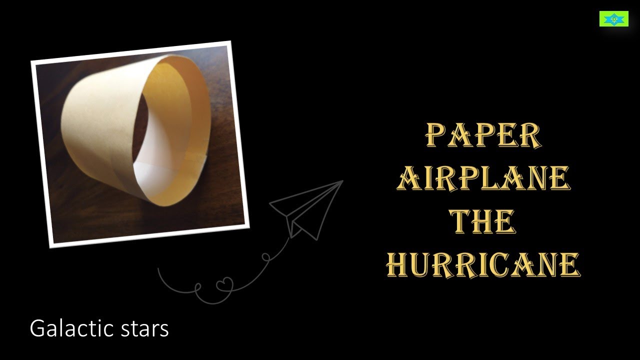 How to fold a paper airplane - The hurricane! 🌪 - YouTube